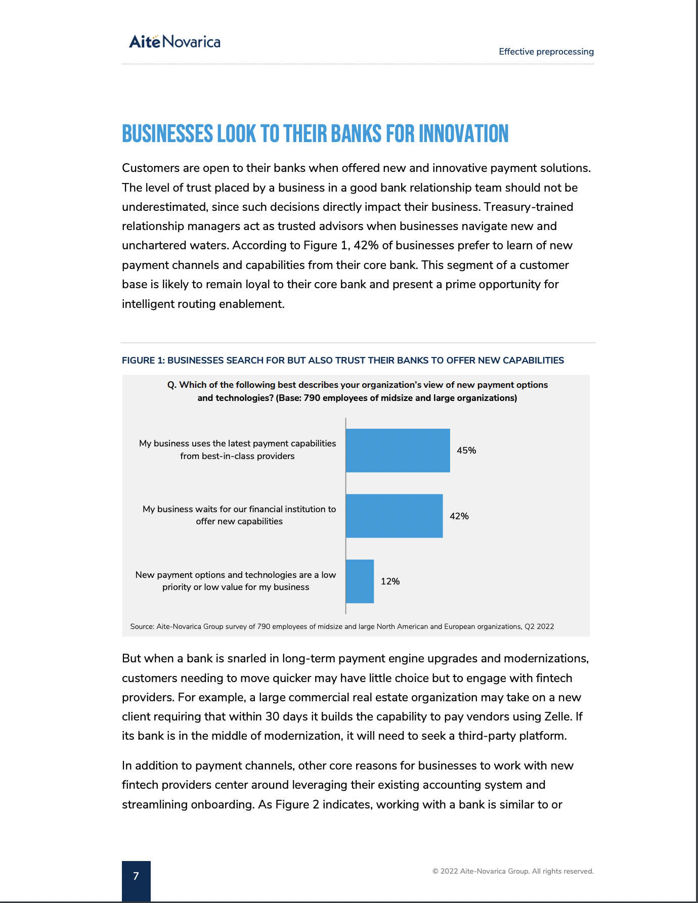 Effective Preprocessing: The Path to Faster Payments Modernization ... Effective Preprocessing: The Path to Faster Payments Modernization ...